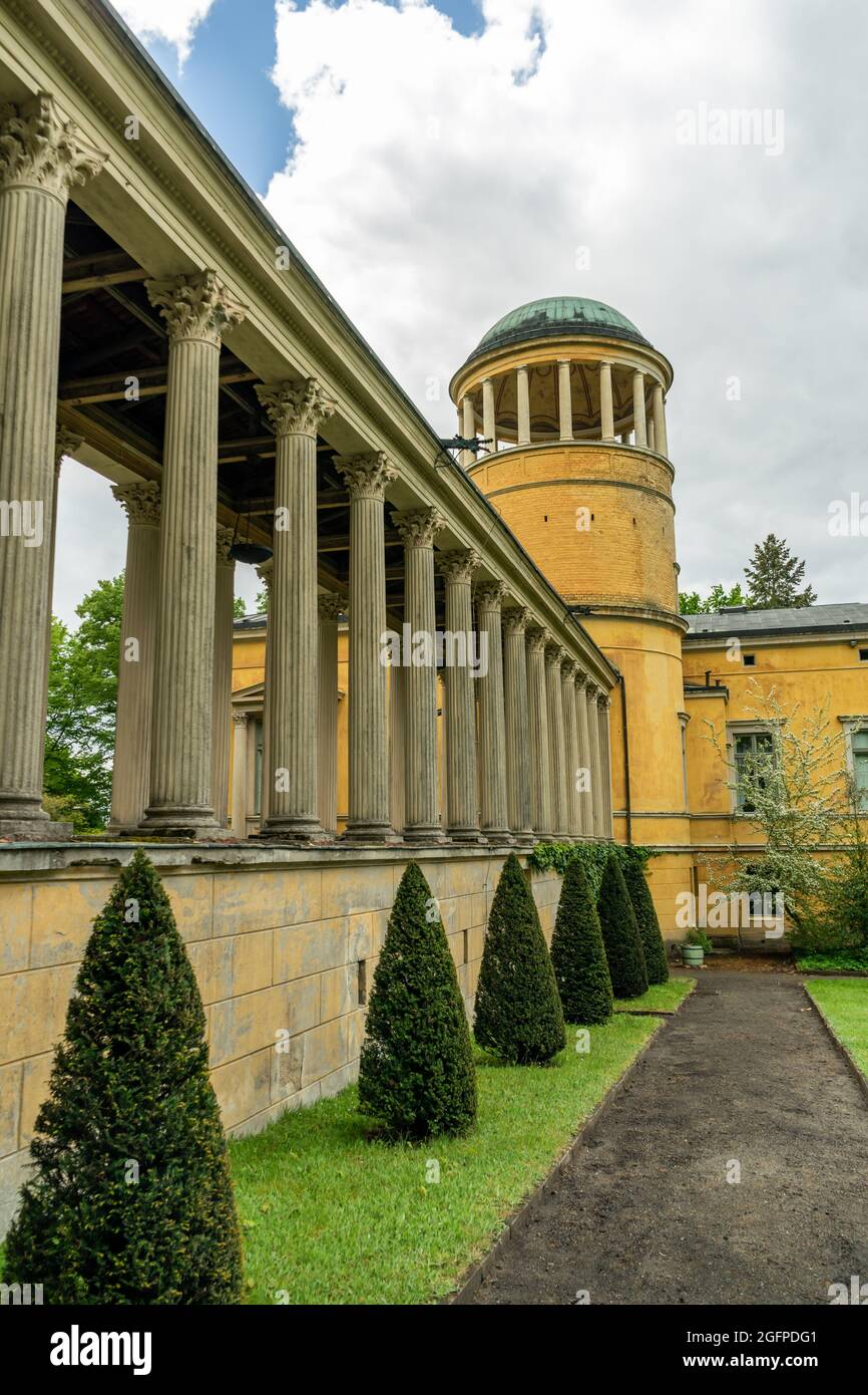 Lindstedt Castle in Potsdam is an accessible place for visitors Stock ...