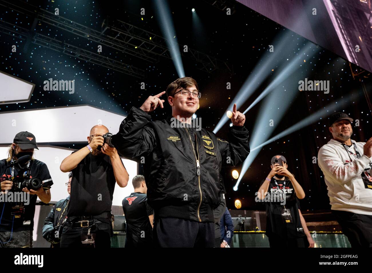 Los Angeles, California, USA. 22nd Aug, 2021. Chris 'Simp' Lehr of the ...