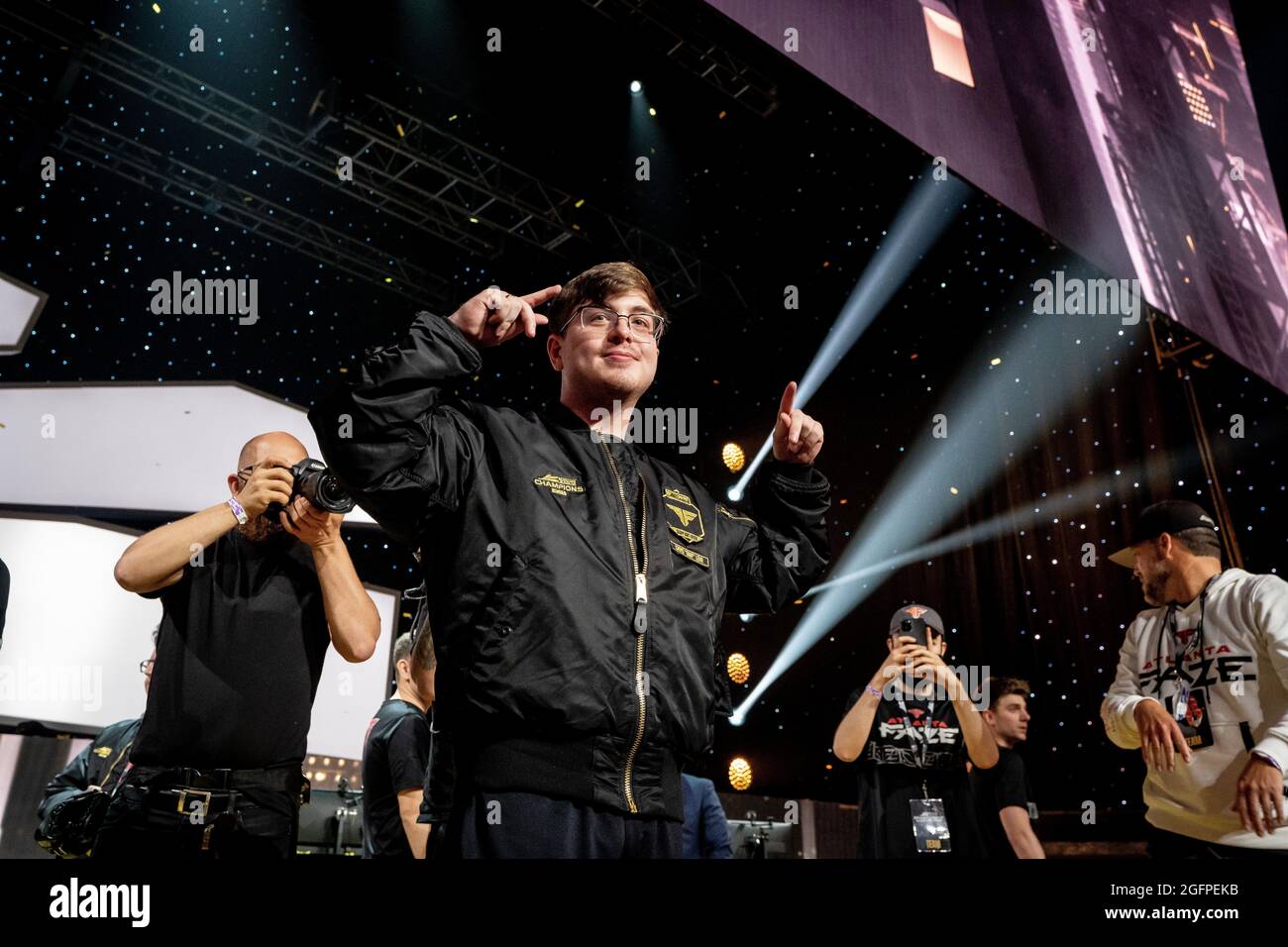 Los Angeles, California, USA. 22nd Aug, 2021. Chris 'Simp' Lehr of the ...