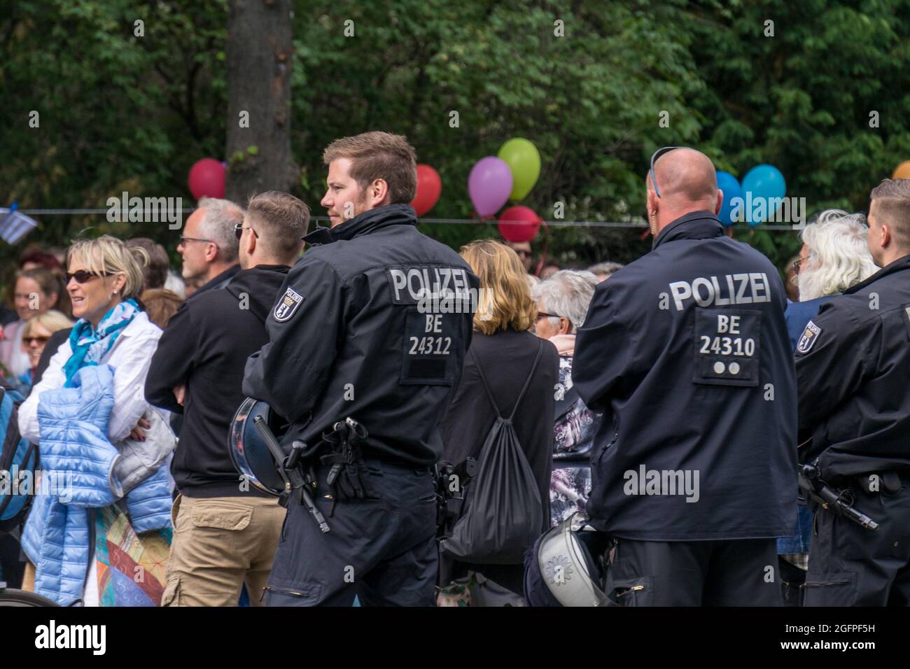 Demonstration on the alexanderplatz hi-res stock photography and images ...