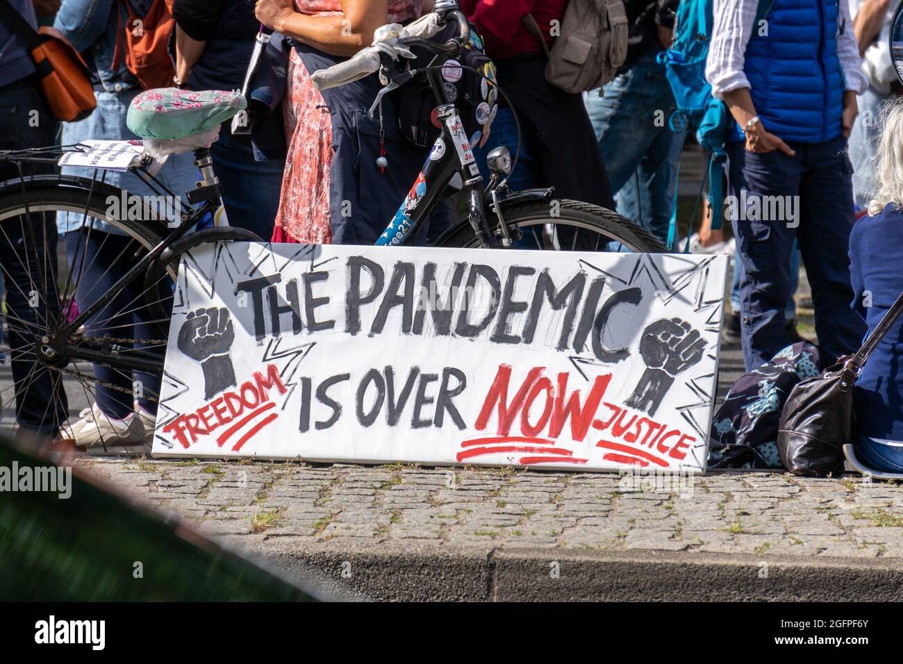 Demonstration Berlin Germany at the Alexanderplatz Stock Photo - Alamy