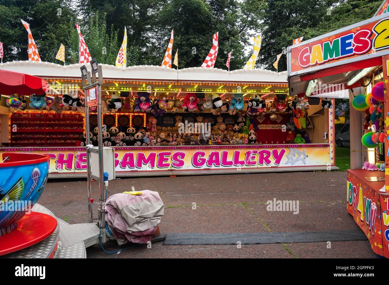 Mobile funfair held every year in Chapel field gardens in Norwich ...