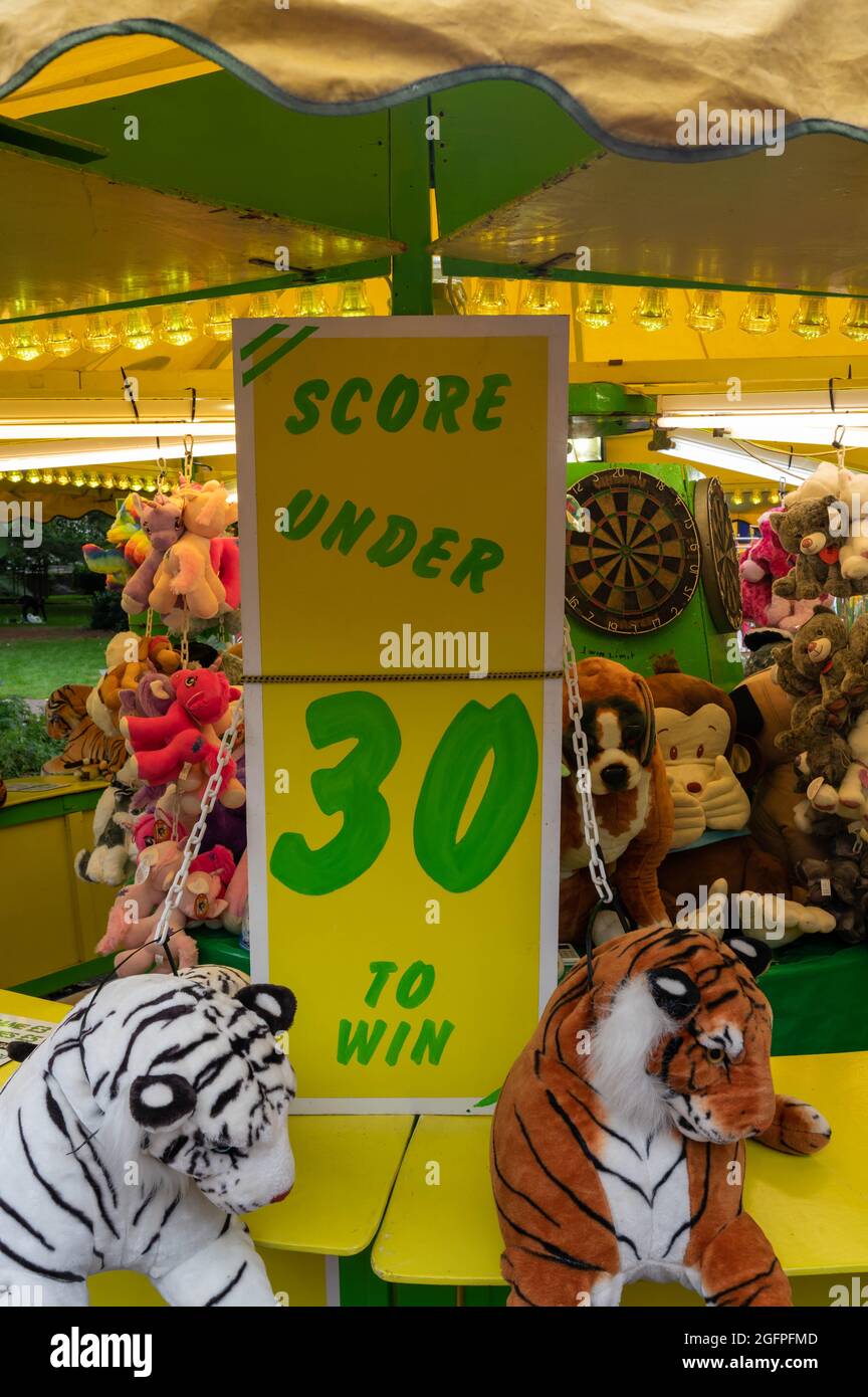 Mobile funfair held every year in Chapel field gardens in Norwich ...