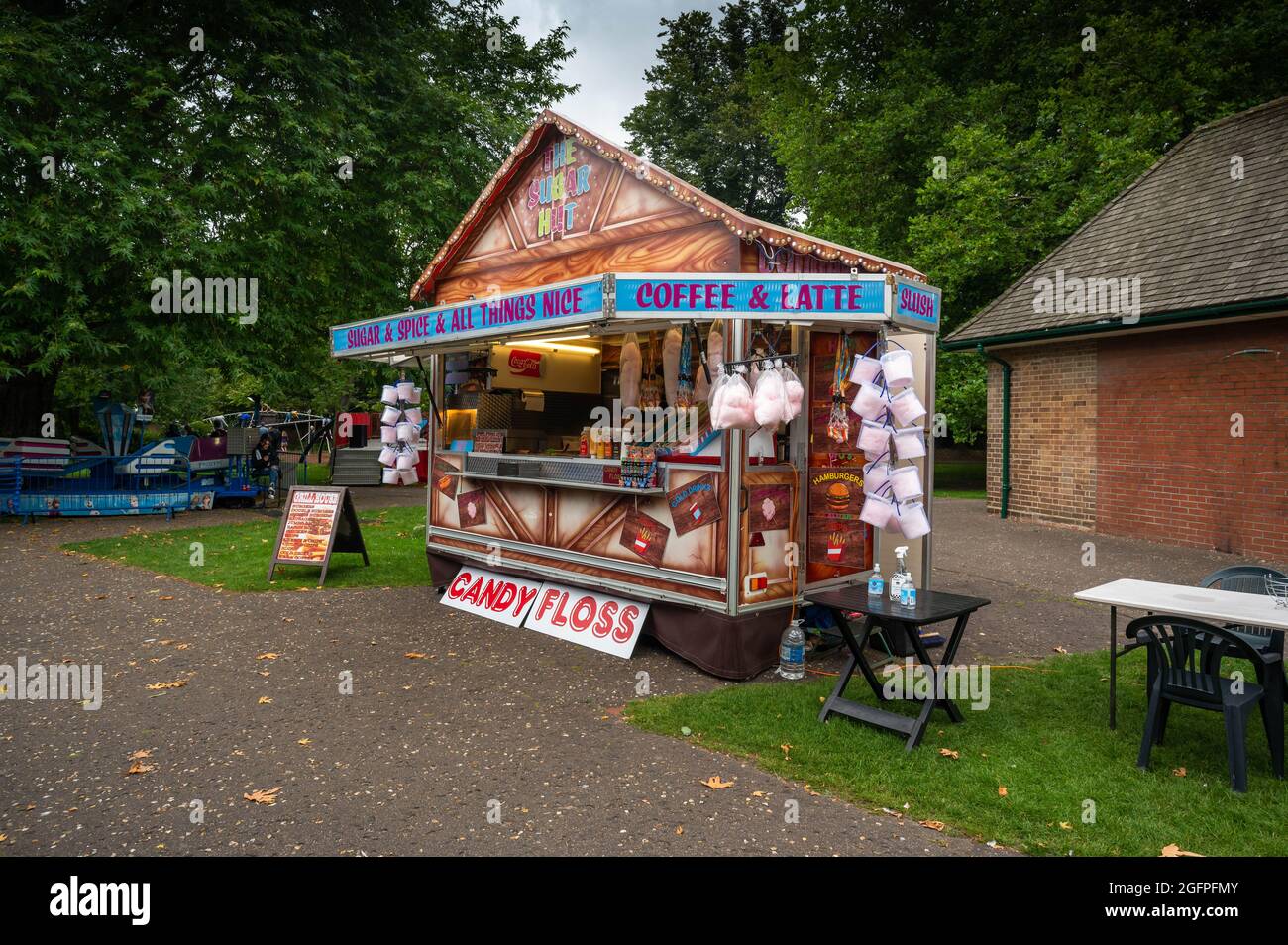 Mobile funfair held every year in Chapel field gardens in Norwich ...
