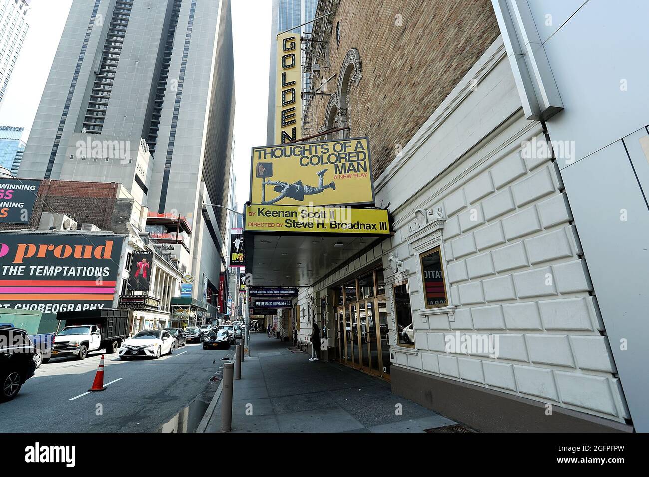 New York, NY, USA. 26th Aug, 2021. Atmosphere, exterior at The Golden ...