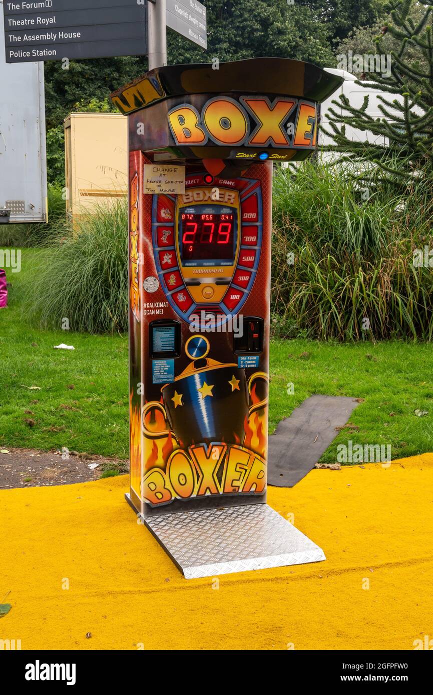 Mobile funfair held every year in Chapel field gardens in Norwich ...