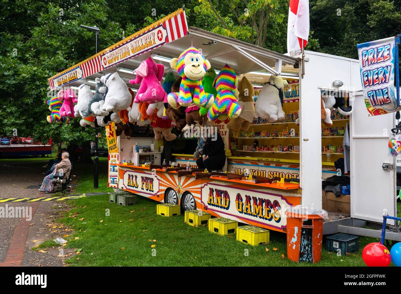 Mobile funfair held every year in Chapel field gardens in Norwich ...