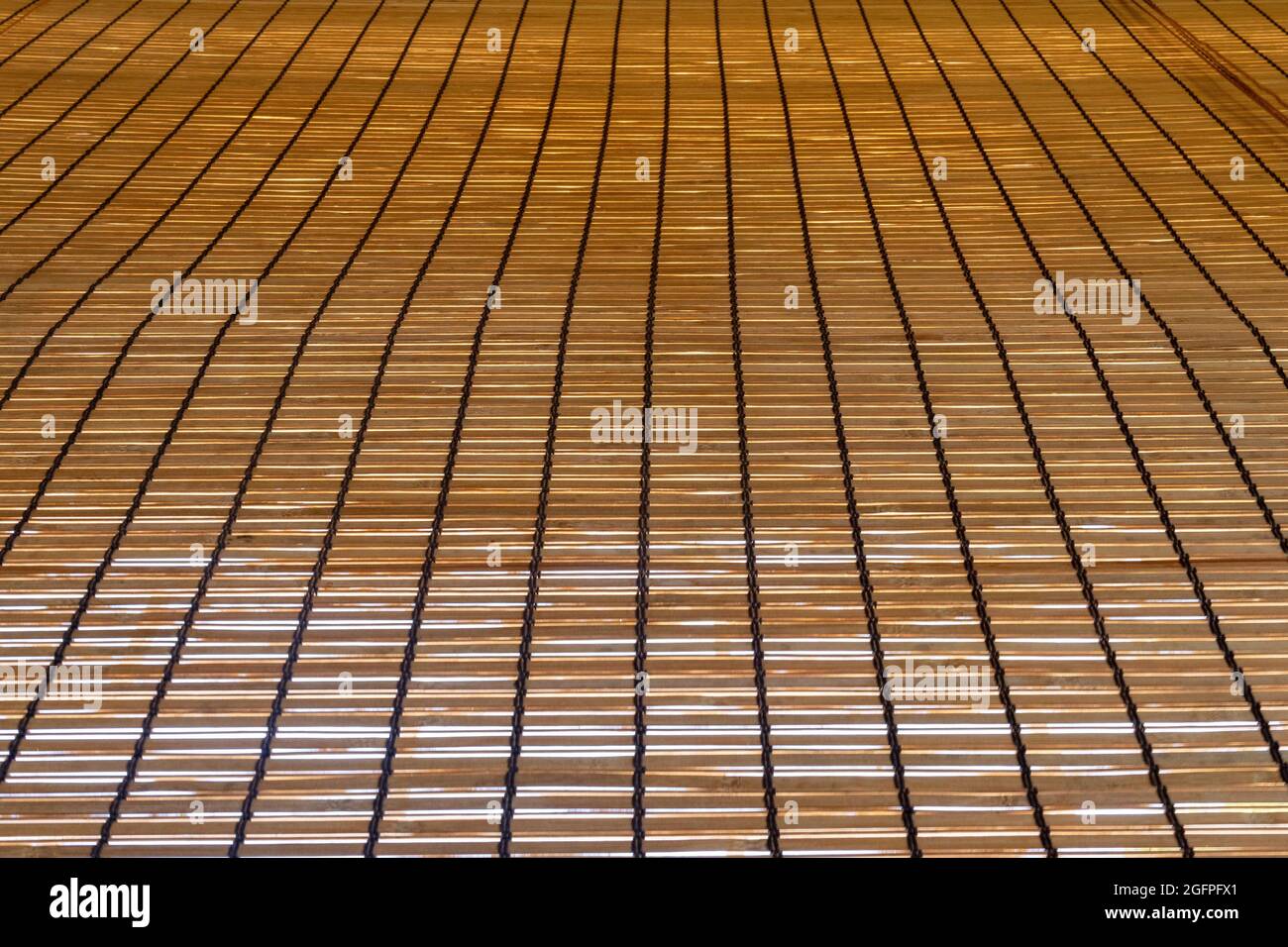 Wooden shutter with the feeling of endless background with horizontal ...