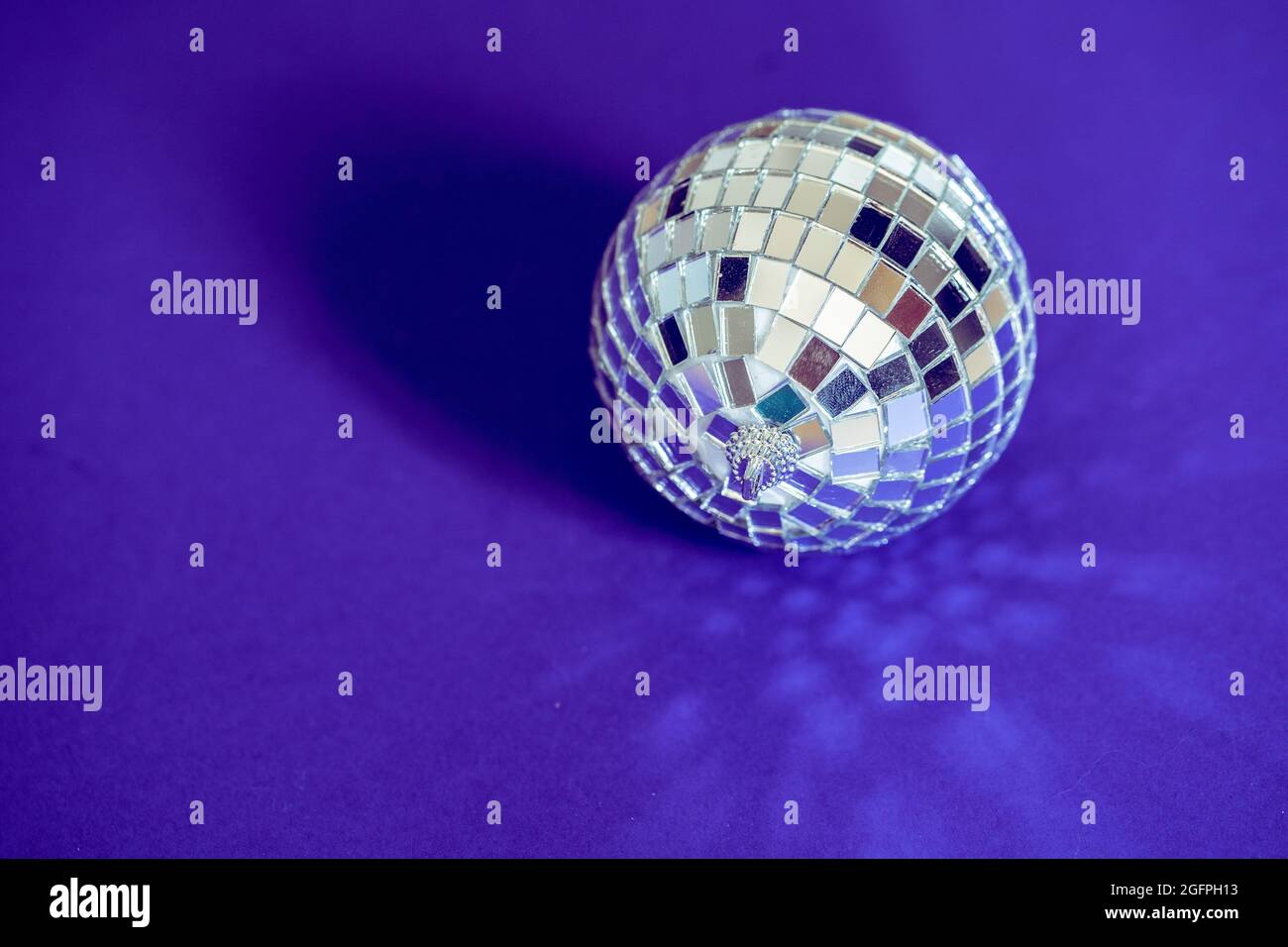 Sparkling disco ball in a day light. Concept of party Stock Photo - Alamy