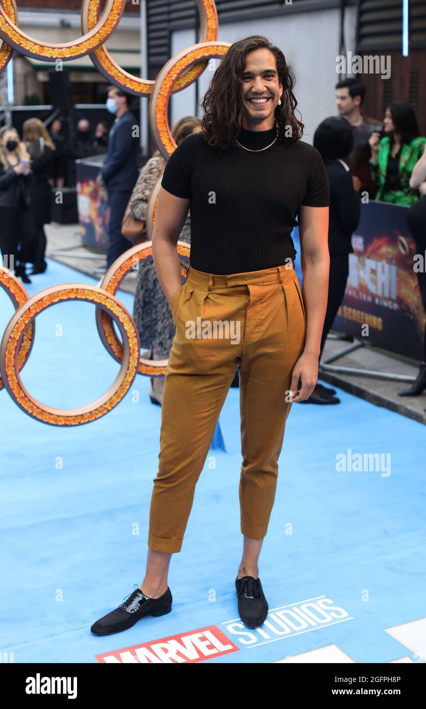 Nathaniel Curtis arriving for the UK premiere of Marvel Studio's Shang ...