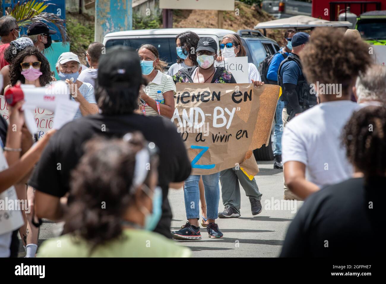 Vieques protest hi-res stock photography and images - Alamy