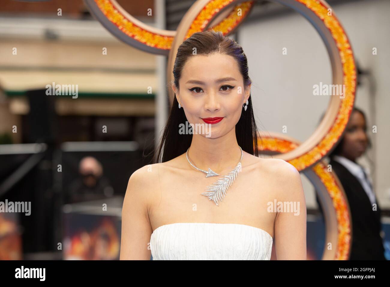 Fala Chen arriving for the UK premiere of Marvel Studio's Shang-Chi at ...