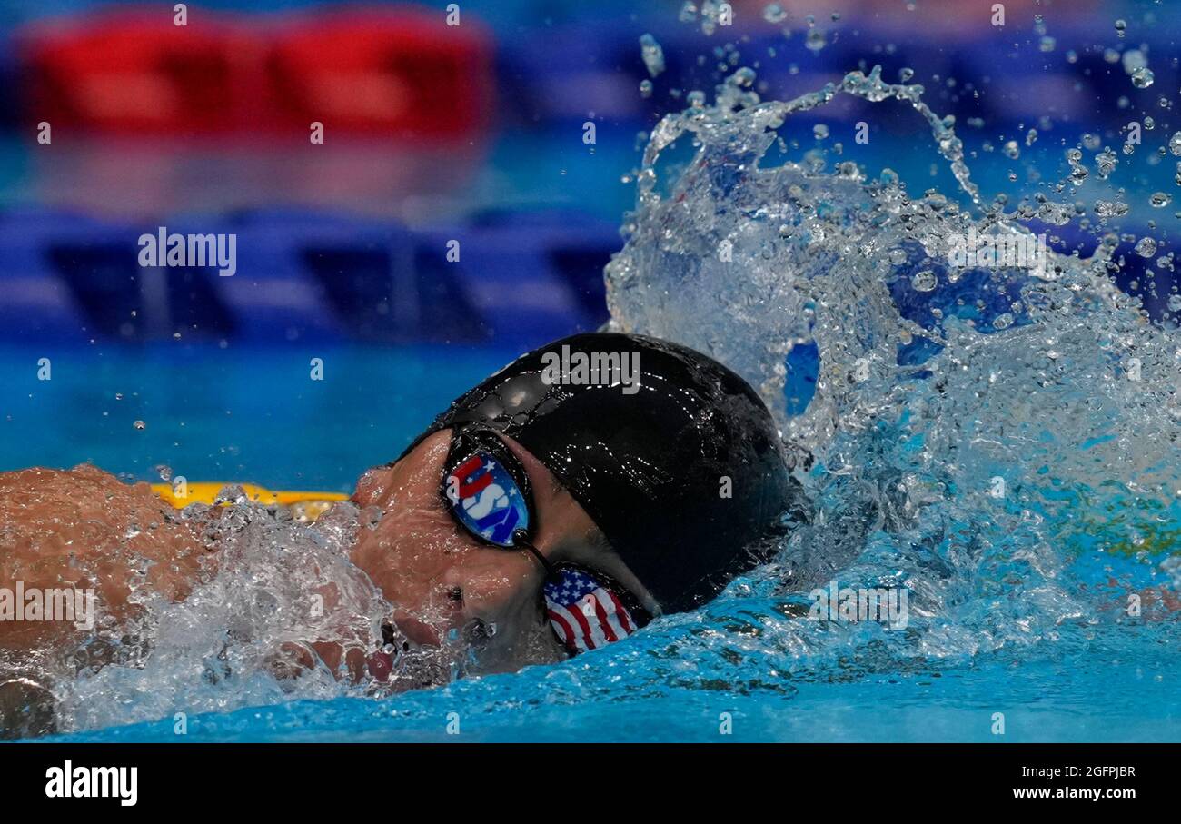 August 26, 2021: Anastasia Pagonis from USa winning gold and beating ...