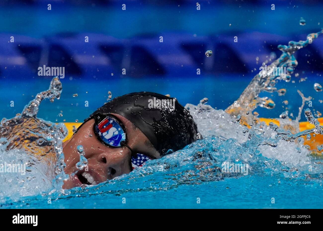 August 26, 2021: Anastasia Pagonis from USa winning gold and beating ...