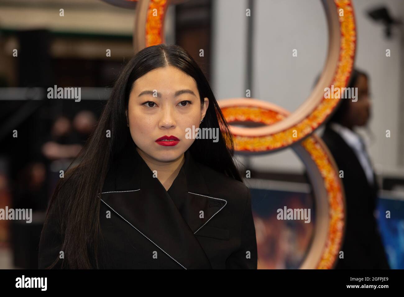 Awkwafina arriving for the UK premiere of Marvel Studio's Shang-Chi at ...