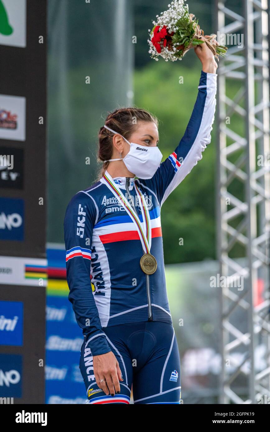 Pauline FERRAND PREVOT of France, 3rd place elite women, during the ...