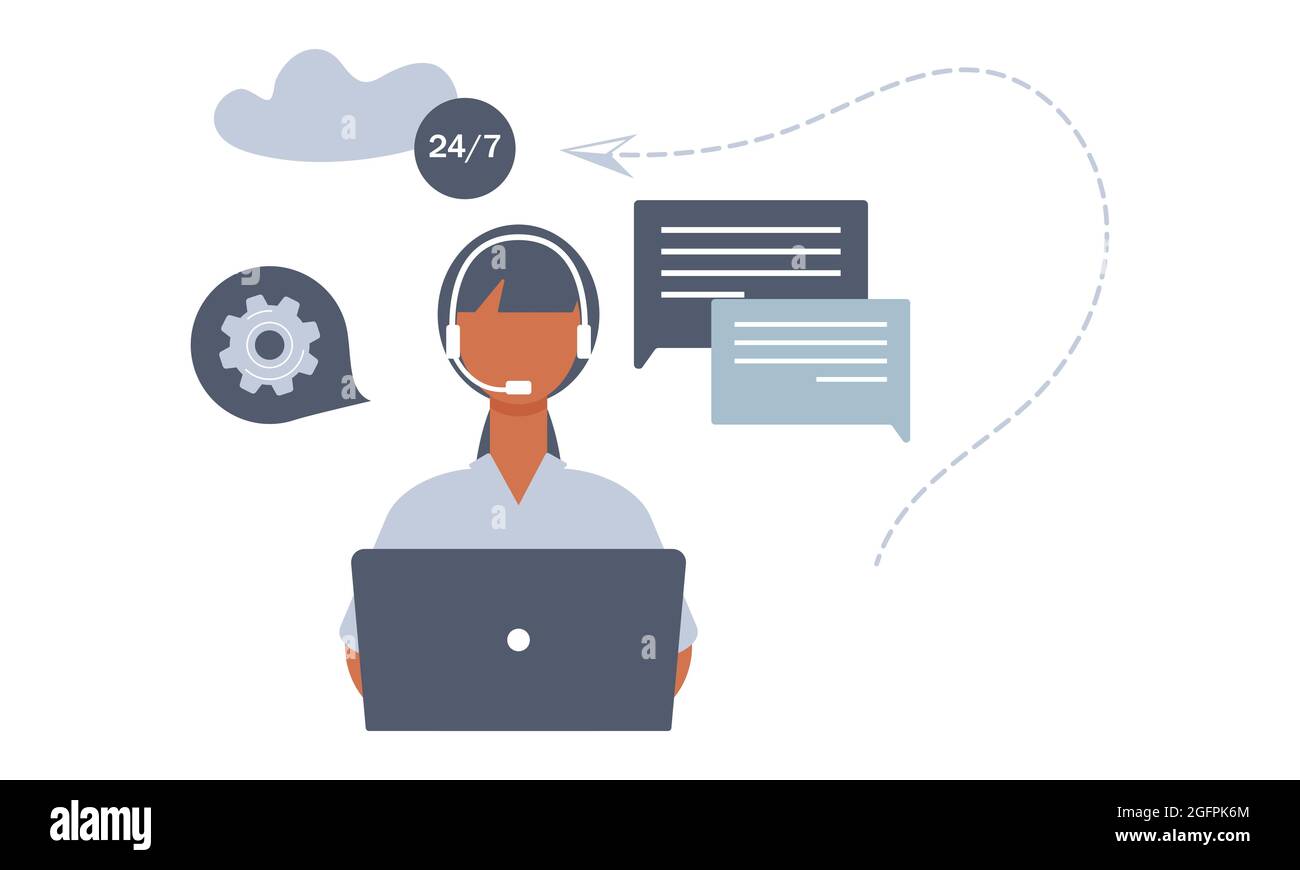 Computers conversation Cut Out Stock Images & Pictures - Alamy