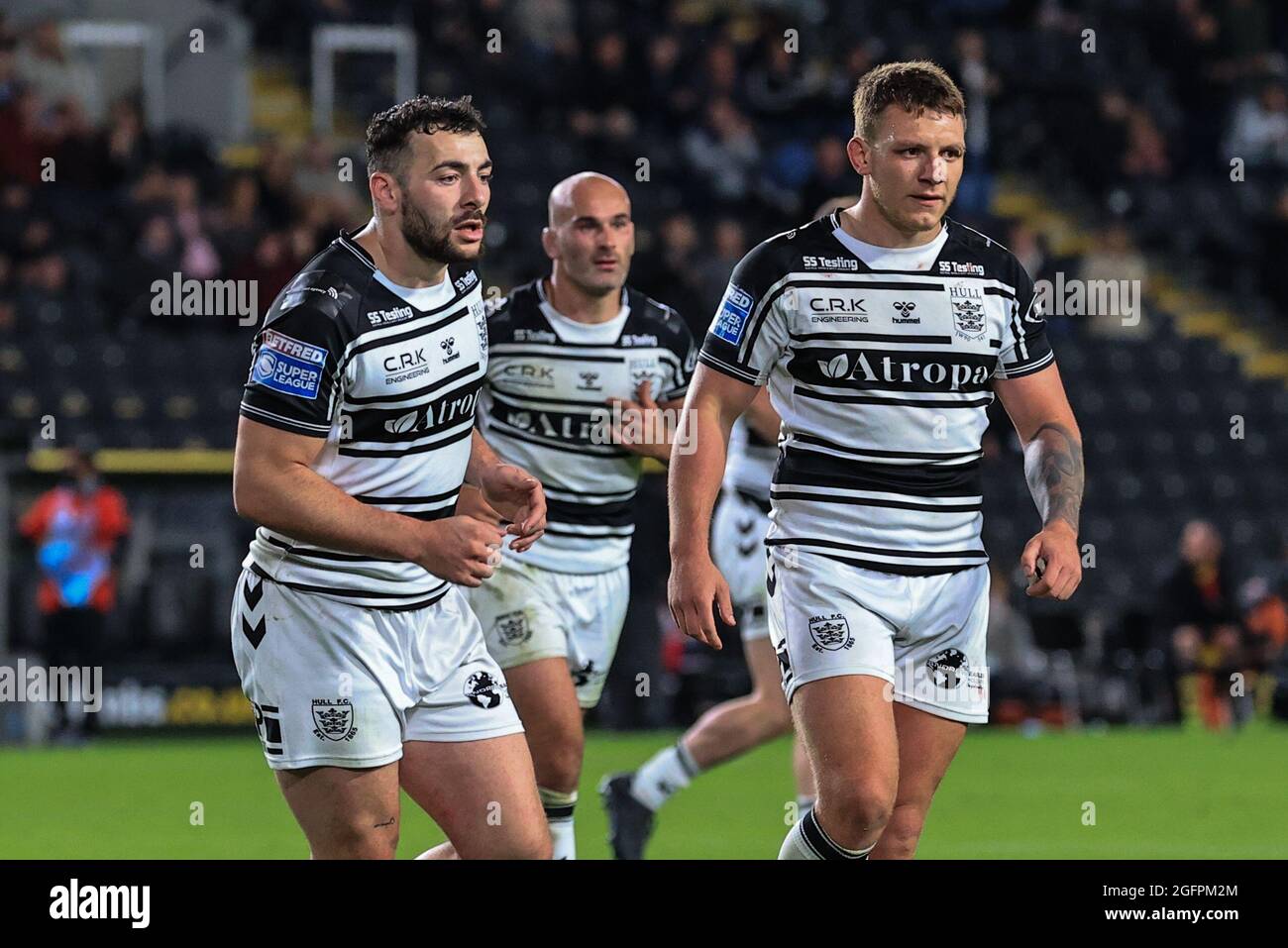 Jake Connor (1) of Hull FC celebrates his try Stock Photo - Alamy
