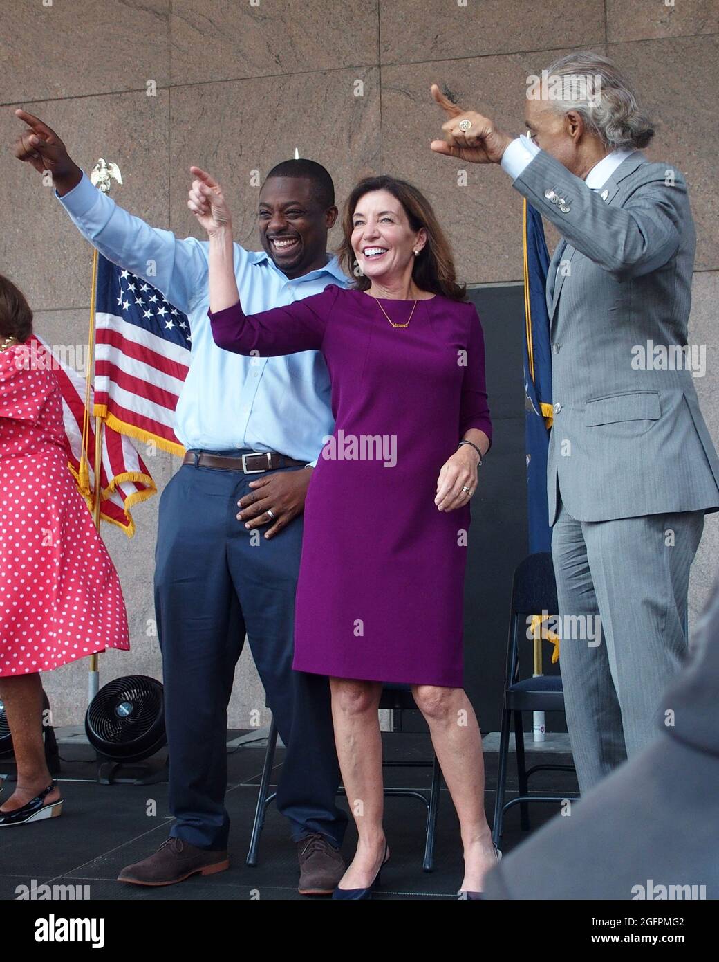New York, New York, USA. 26th Aug, 2021. Governor Kathy Hochul, Senator ...
