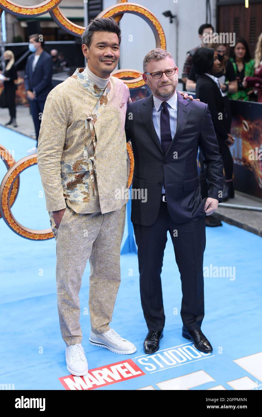 Destin Daniel Cretton and Jonathan Schwartz arriving for the UK ...