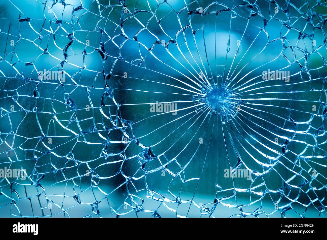 Purple Shattered Glass Background