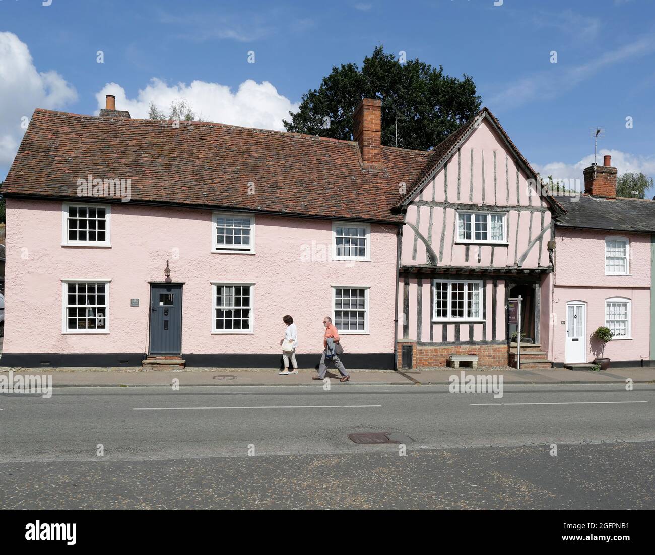 Cottage Church Street Lavenham Suffolk Stock Photo - Alamy