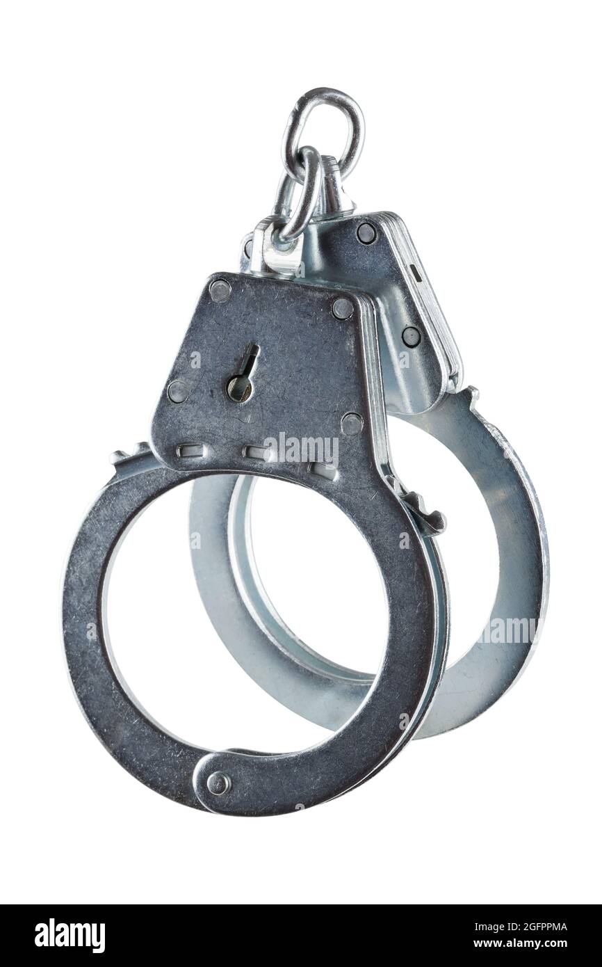 Real handcuffs hi-res stock photography and images - Alamy