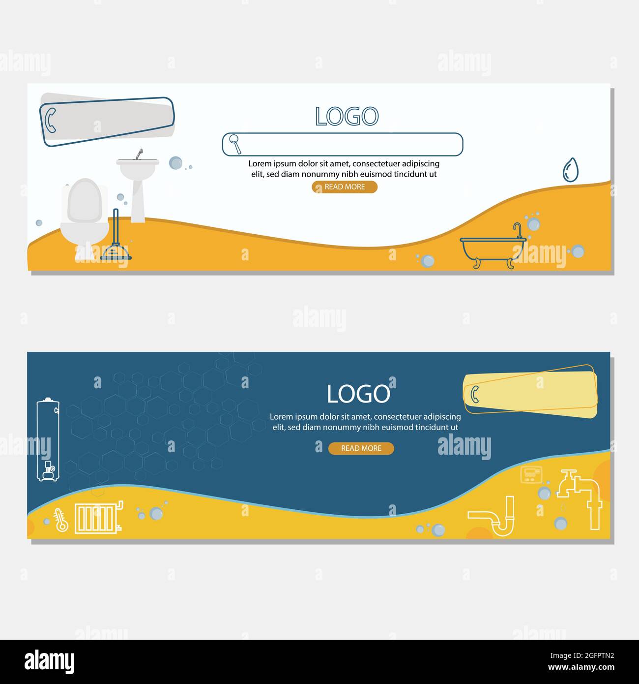 Plumber poster Stock Vector Images - Alamy