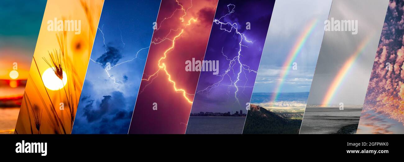 Collage With Sun High Resolution Stock Photography and Images - Alamy