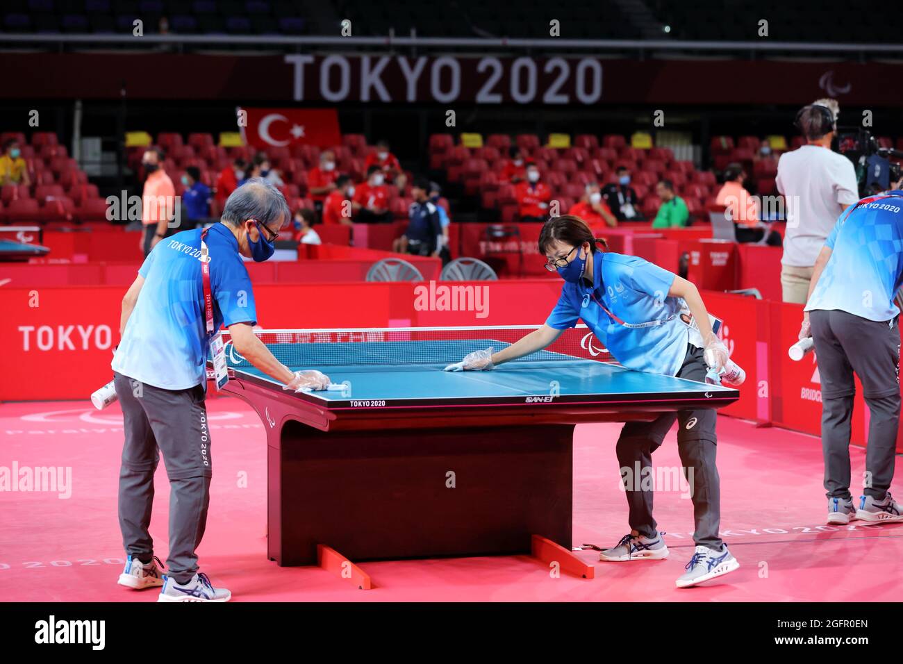 Tokyo, Japan. 26th Aug, 2021. General view Table Tennis : Men's Singles ...
