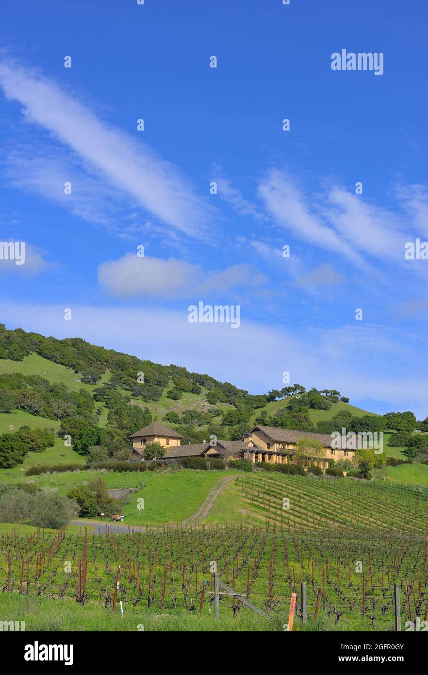 The Nicholson Ranch Winery, Sonoma CA Stock Photo - Alamy