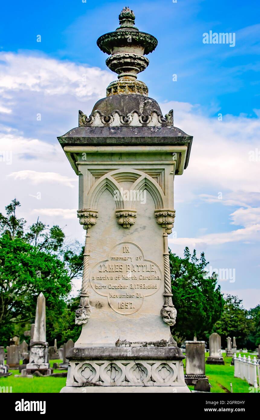James battle tombstone hi-res stock photography and images - Alamy