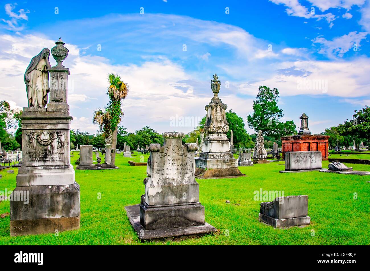 Magnolia Cemetery features ornate graves surrounded by centuries-old ...