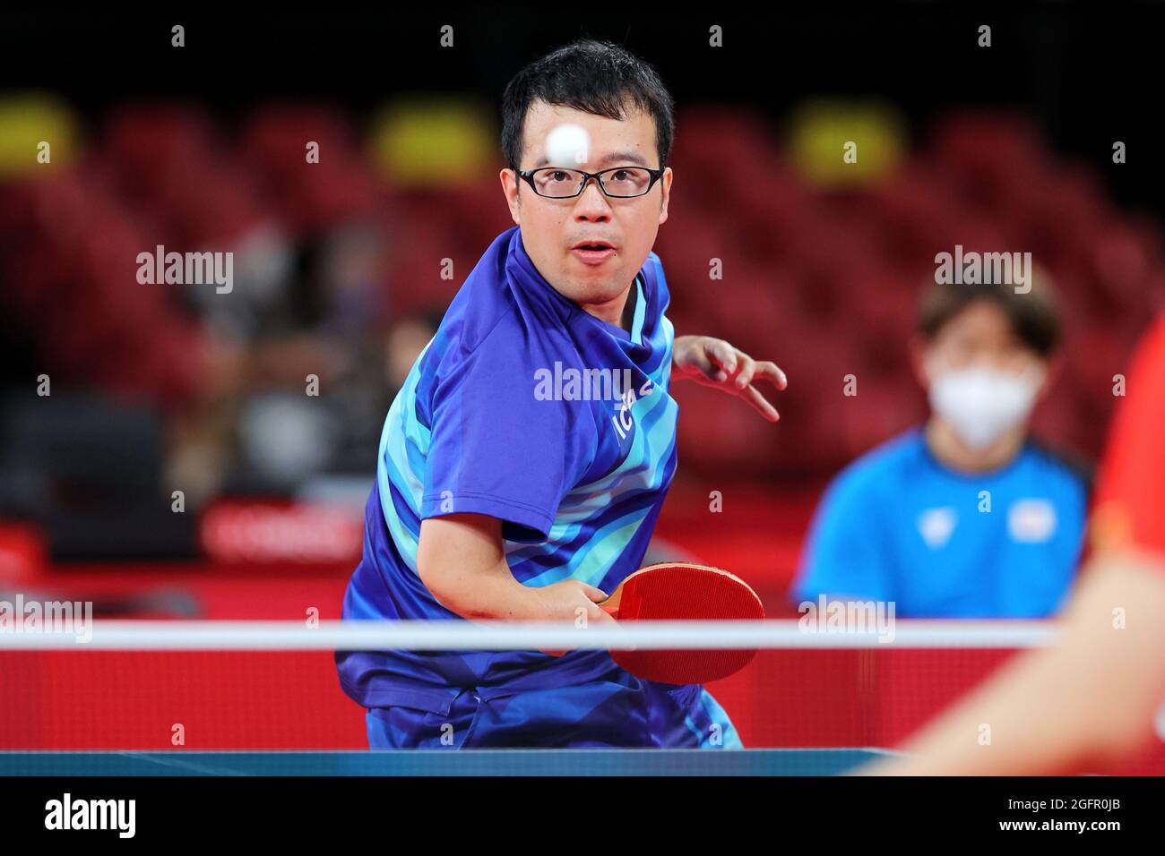 Tokyo, Japan. 26th Aug, 2021. Katsuyoshi Yagi (JPN) Table Tennis : Men ...