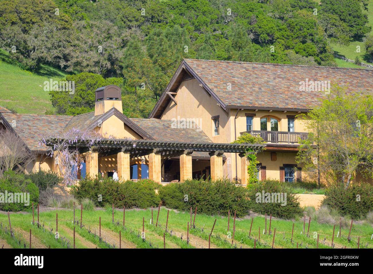 The Nicholson Ranch Winery, Sonoma CA Stock Photo - Alamy