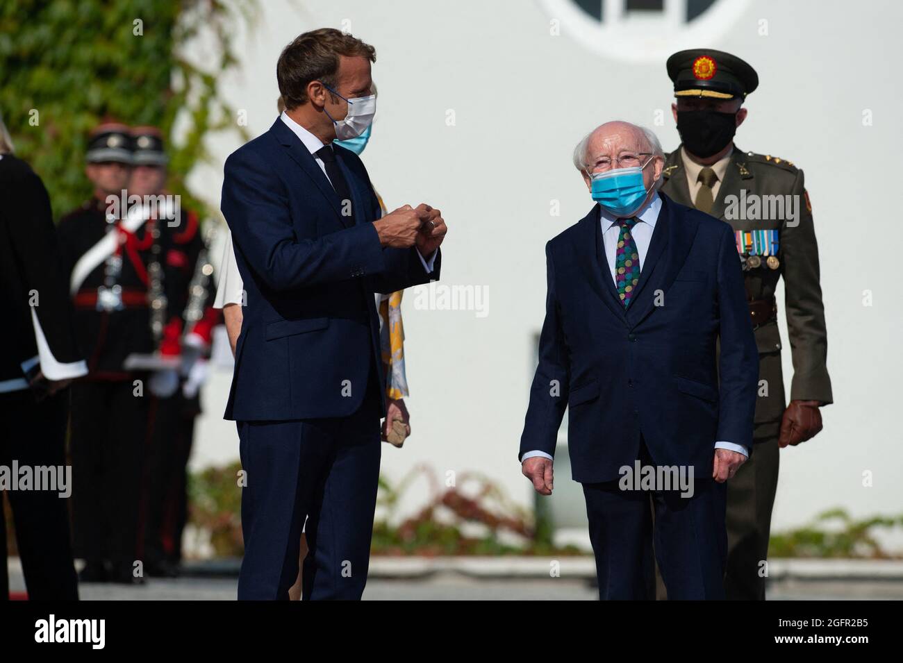 President michael d higgins and his wife sabina coyne higgins hi-res ...