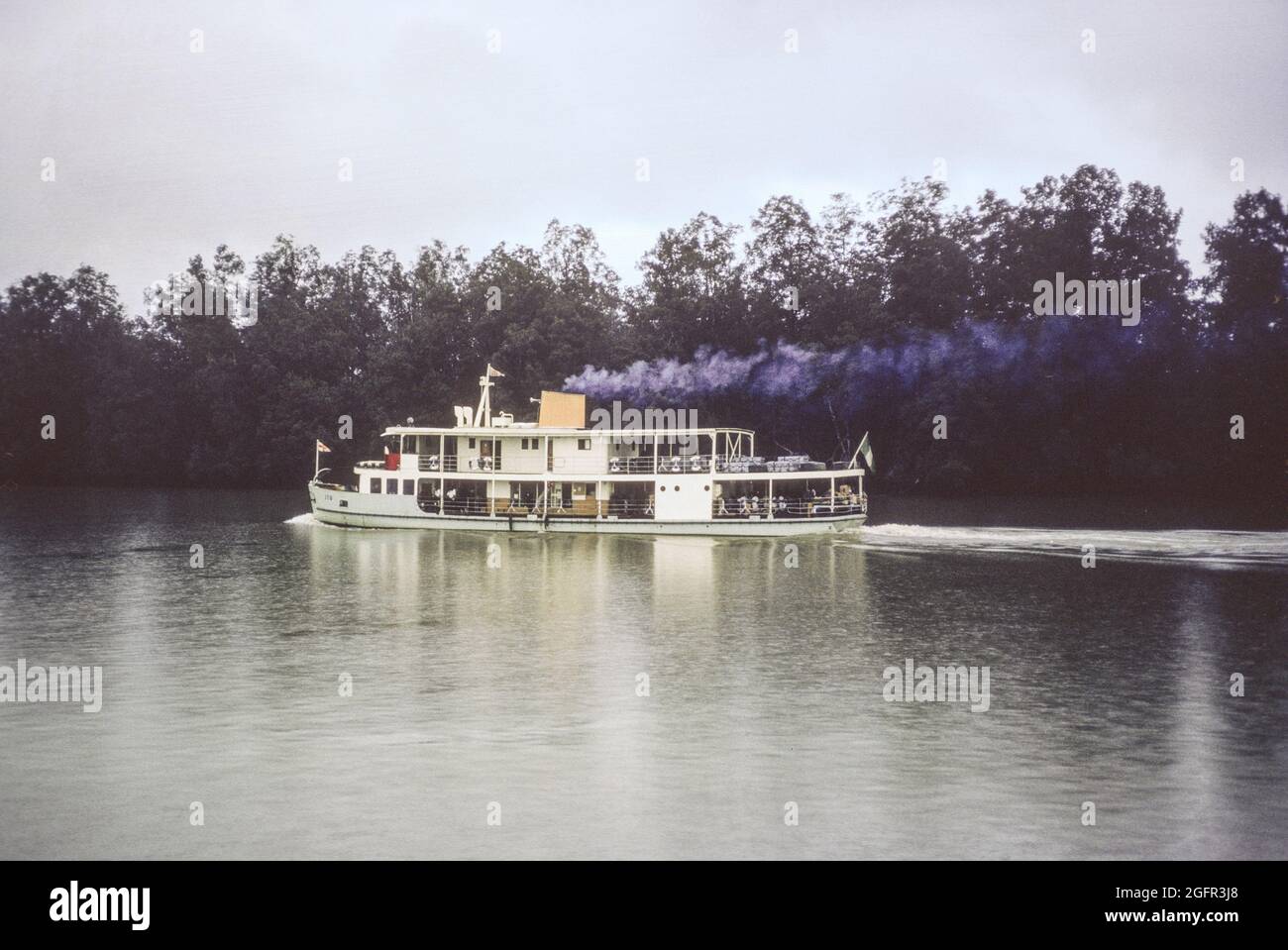 Calabar, Nigeria. Passenger Ferry en route to Calabar from Port ...