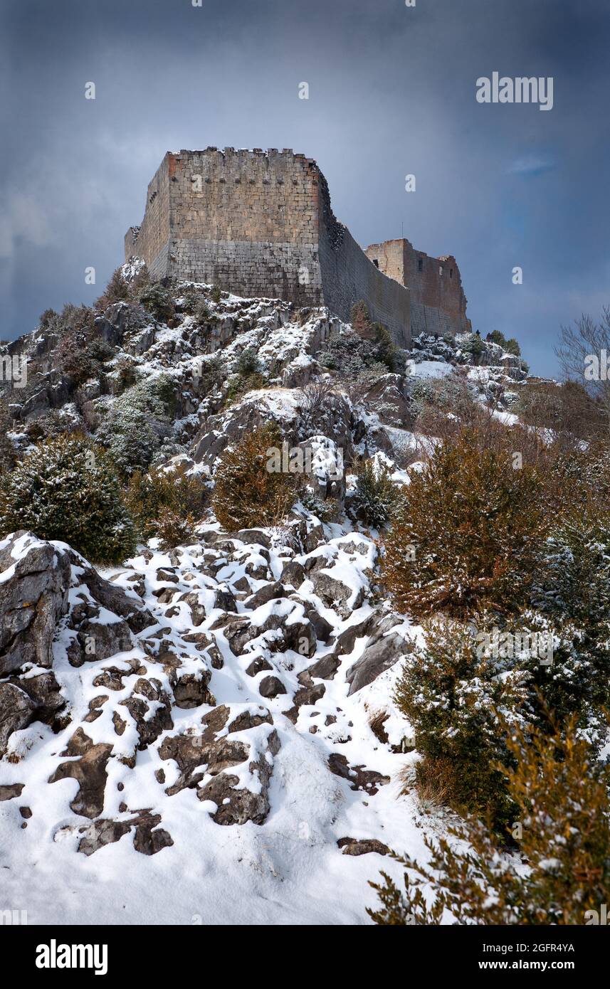 Chateau De Montsegur High Resolution Stock Photography and Images - Alamy