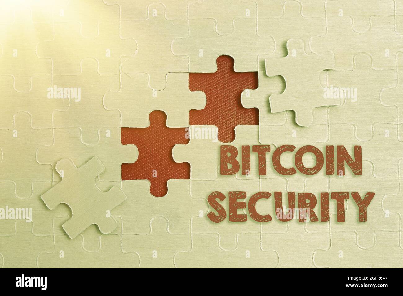 Handwriting text Bitcoin Security. Conceptual photo funds are locked in ...