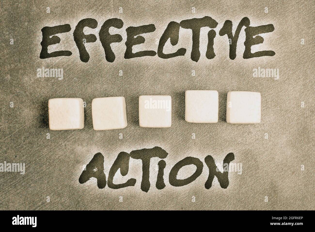 Hand writing sign Effective Action. Business showcase producing the ...