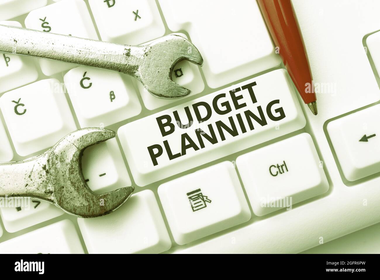 Sign displaying Budget Planning. Business overview process of ...