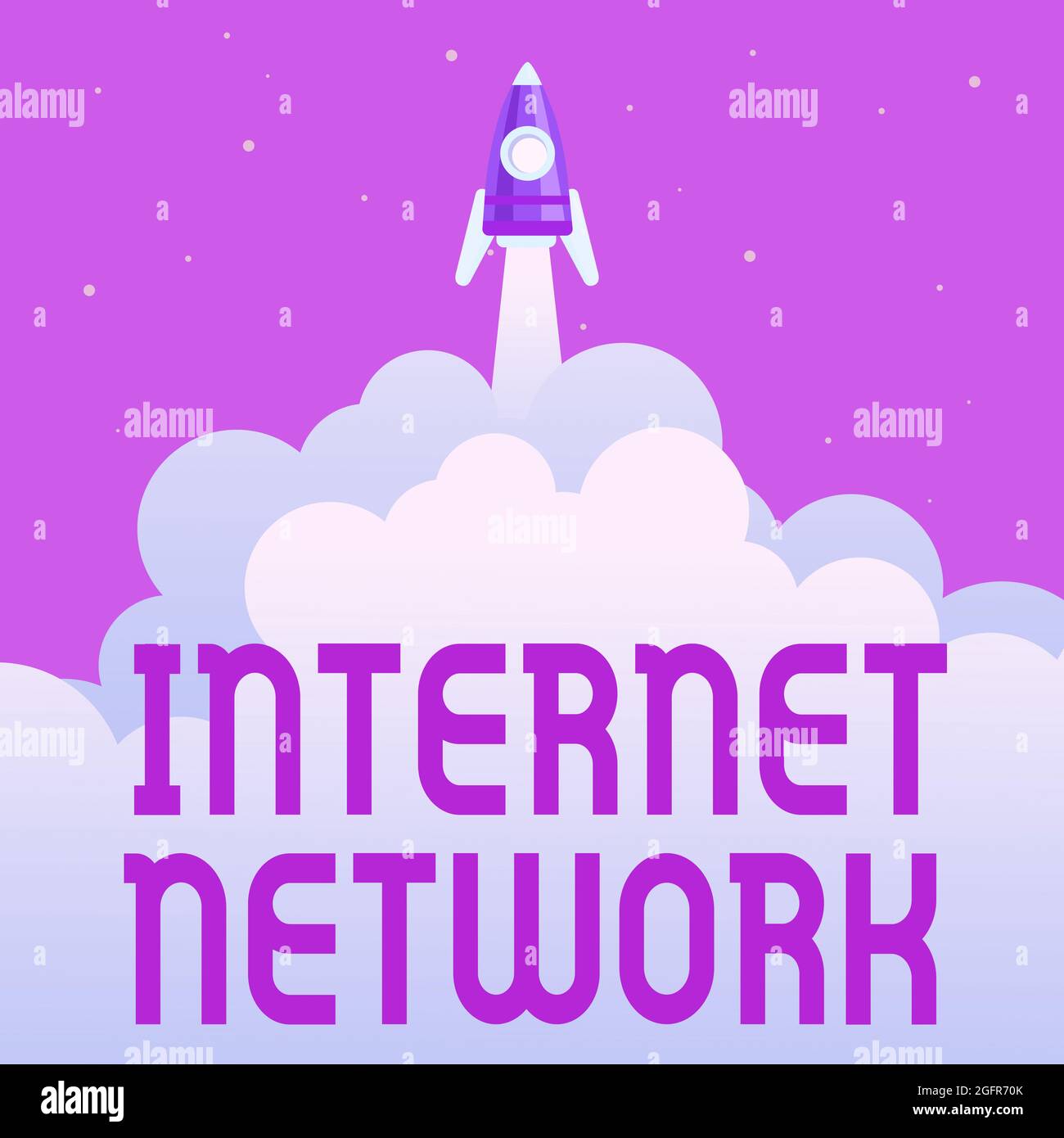 Conceptual display Internet Network. Business idea connects computers ...