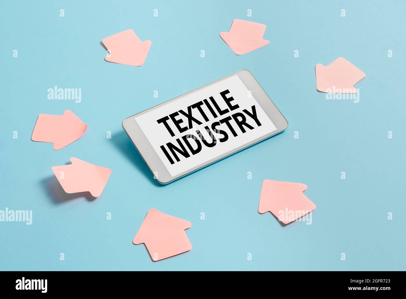 Inspiration showing sign Textile Industry. Concept meaning production ...