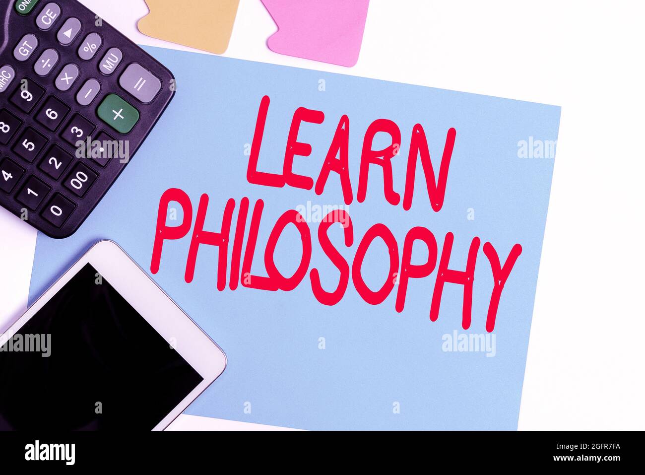 Sign displaying Learn Philosophy. Word Written on learn to develop ...