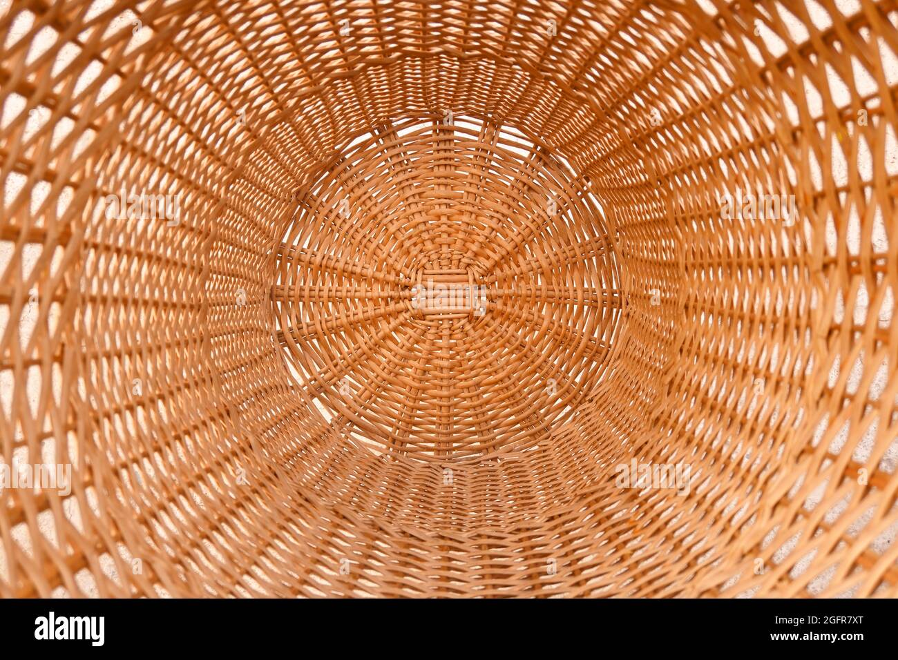 Circle Handmade Wicker and Cattail Weaving. Rural, natural and ...