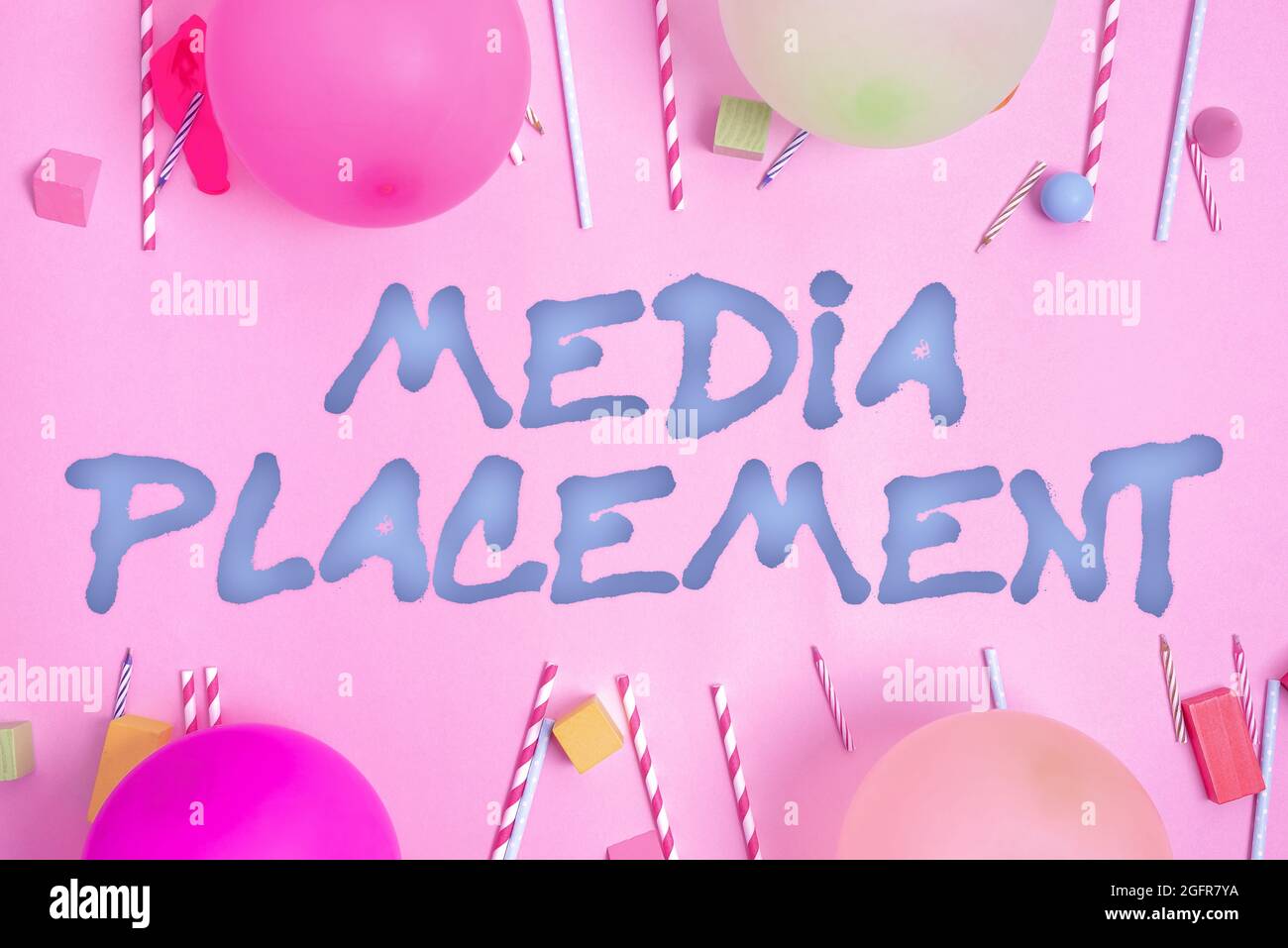 Handwriting text Media Placement. Word for the method of placing your ...