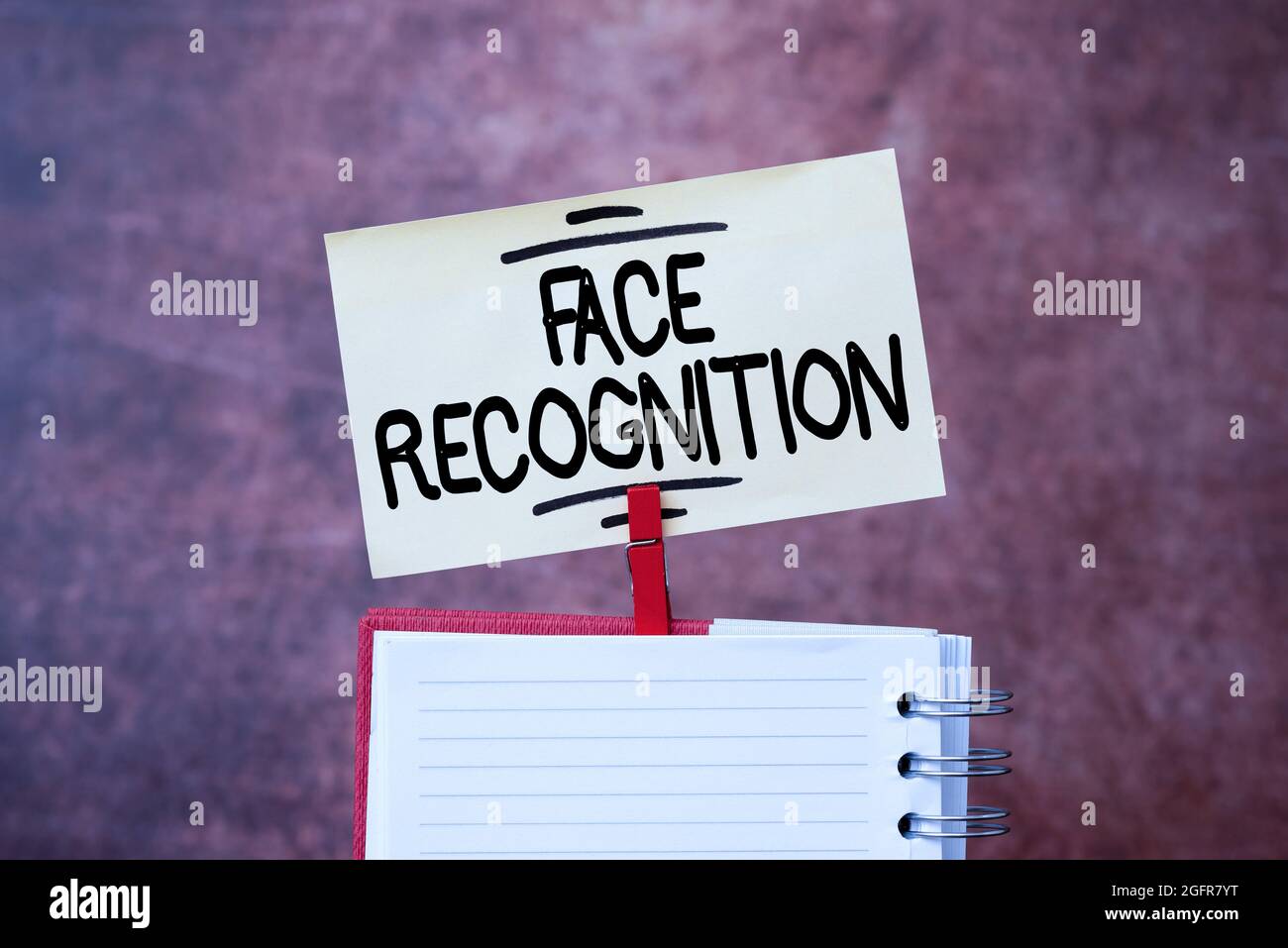 Sign Displaying Face Recognition Business Overview Ability Of A Computer To Scan And Recognize