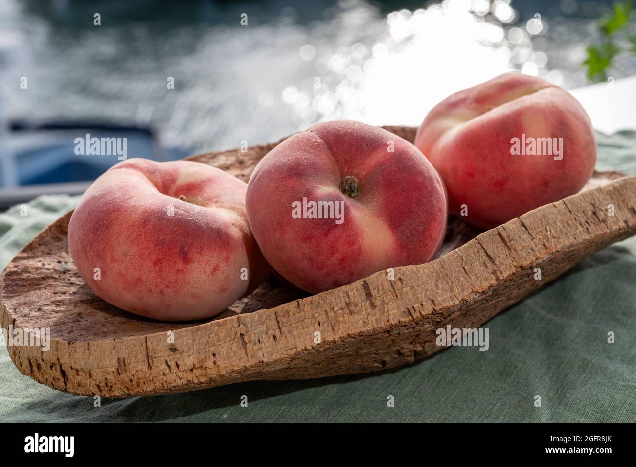 Saturn peach tree hi-res stock photography and images - Alamy