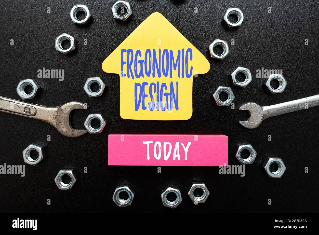 Inspiration showing sign Ergonomic Design. Concept meaning fitting or ...