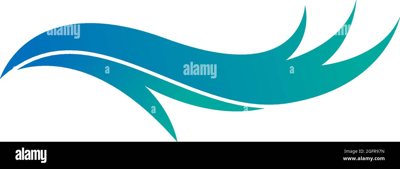 Wave and sun logo icon design template Stock Vector Image & Art - Alamy